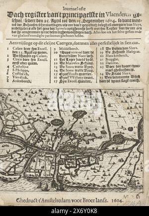 Siege of Sluis by the State Army under Maurits, 1604, 1647 - 1649 print ...