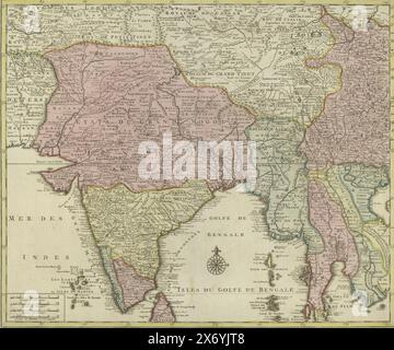 Map of South Asia, Jan Barend Elwe, 1792 print Map of South Asia ...