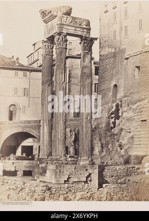 Columns of the temple of Jupiter Tonans, Rome, Gentili. Giovanni ...