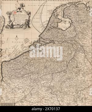 Map of the Seventeen Provinces, Joachim Ottens (Possible), 1715 - 1737 ...