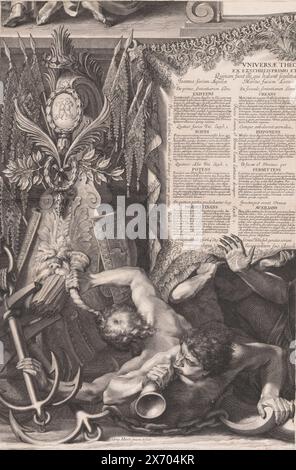 Allegorical scene with Armand-Jean du Plessis Duke of Richelieu, in the ...