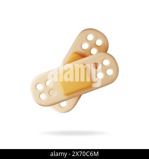 Adhesive plaster sticker. Pharmacy plasters. Emergency. Hospital ...