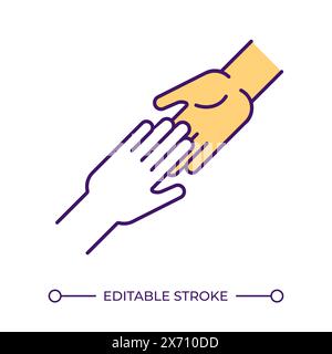 Human connection RGB color icon Stock Vector Image & Art - Alamy