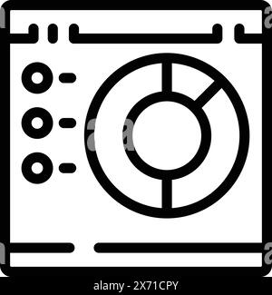 Startup collapse icon outline vector. Business strategy fail. Project ...