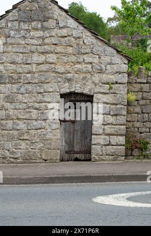 The old lock-up village jail cell from the 18th century called a blind ...
