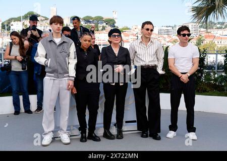 Franz Rogowski and Barry Keoghan pose at the photo call of 'Bird ...