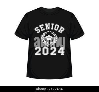 Class of 2024, word lettering script banner Congrats Graduation ...