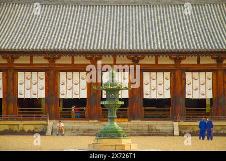 Japan, Nara, Horyuji Temple, Daikodo, Great Lecture Hall Stock Photo ...