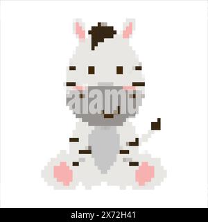 Savanna Animals pixel art set. Safari wildlife collection. 8 bit. Game ...