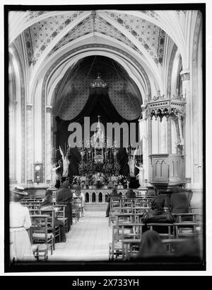 Altar in Santa Capilla, Caracas, Venezuela, circa 1900 Stock Photo - Alamy