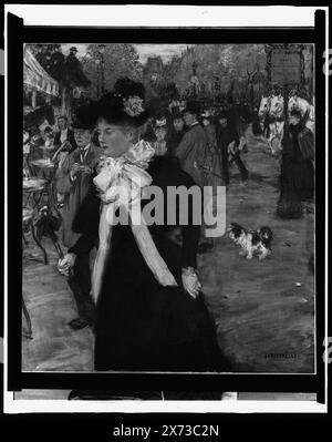 Boulevard des Italians, Paris, Raffaelli, Jean Francois, 1850-1924 ...