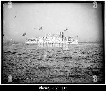 Steamer Priscilla of the Fall River Line, Massachusetts, USA Stock ...