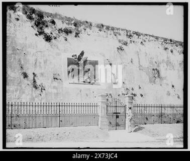 Havana, Cuba, execution wall in Cabanas, Castillo de San Carlos de la ...