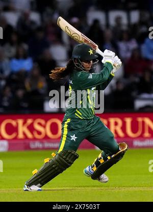 Aliya Riaz of Pakistan bats during the ICC Women's T20 World Cup match ...