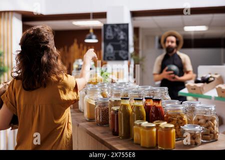 Customer inquiring about natural pesticides free products in zero waste ...