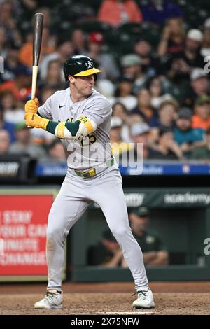 Oakland Athletics outfielder Brent Rooker (25) in the ninth inning of a ...