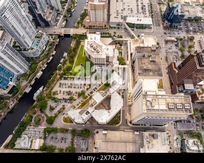 Aerial photo main jail Broward County Downtown Fort Lauderdale Florida ...