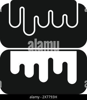 A stark black and white icon depicting a single spotlight illuminating a space Stock Vector ...