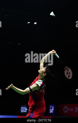 Bangkok, Thailand. 18th May, 2024. Chen Boyang (L)/Liu Yi of China ...