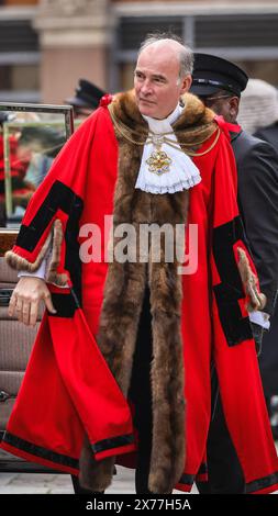Alderman Bronek Masojada, Sheriff of the City of London arrive at St ...