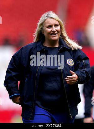 Chelsea manager Emma Hayes arrives ahead of the Barclays Women's Super ...