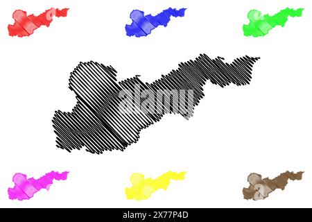 Liezen district (Republic of Austria or Österreich, Styria, Steiermark ...