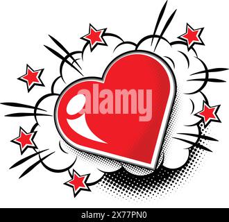 Valentines Day greeting card template with typography text happy ...