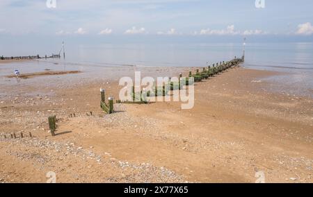 Beach Defences at Hunstanton Norfolk Stock Photo - Alamy