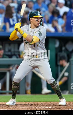 Athletics third baseman Brett Harris works out during spring training ...