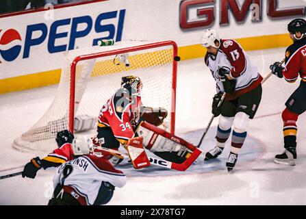 John Vanbiesbrouck, Florida Panthers goalie during the Stanley Cup ...