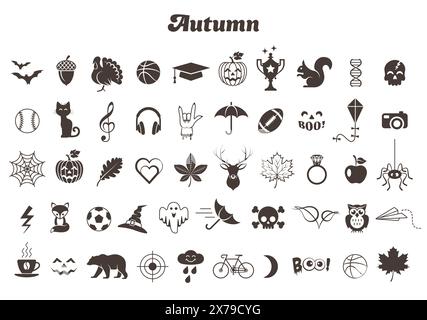 bundle halloween with set icons vector illustration design Stock Vector ...