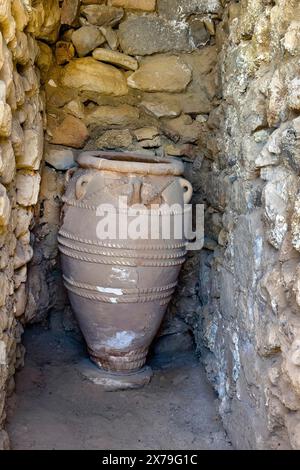 View into historical storeroom below present floor level with three ...