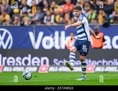 Dresden, Germany. 18th May, 2024. Soccer: 3rd division, SG Dynamo ...