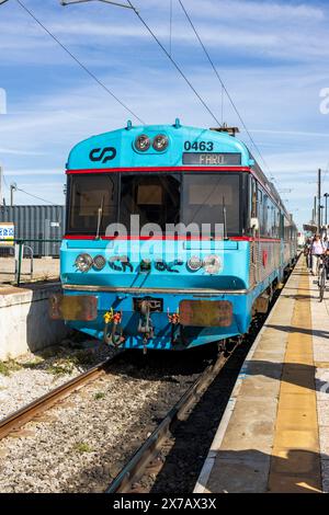 Linha do Algarve, trainline, public transport, Faro, Algarve, Portugal ...