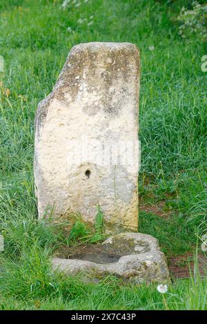 The Plague Stone & Hob Stone located on Hob Moor in the City of York ...