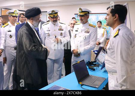 Iranian President Ebrahim Raisi, visited the ship command bridge system ...