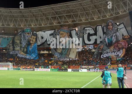 Rades, Tunis, Tunisia. 18th May, 2024. Supporters of EST during the ...