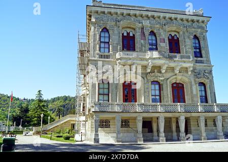 View of a historical mansion on the Bosphorus in Istanbul, Turkey Stock ...