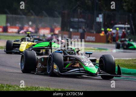 24 DURKSEN Joshua (pry), PHM AIX Racing, Dallara F2 2024, action during ...