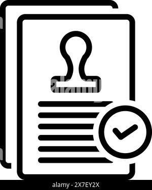 Icon for agreement,annexure Stock Vector Image & Art - Alamy