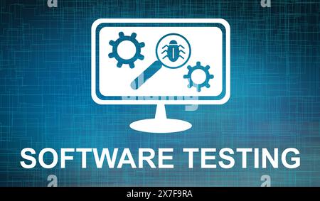 Illustration of a software testing concept Stock Photo - Alamy