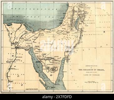 This historical map from the 19th century displays the southern ...