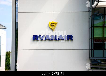 Ryanair headquarters building in Dublin, Ireland. Head office of Irish ...