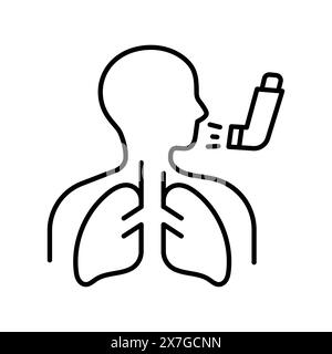 astma disease vector Stock Vector Image & Art - Alamy