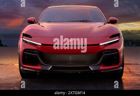 Ferrari Purosangue :Ferrari's first ever SUV Stock Photo - Alamy