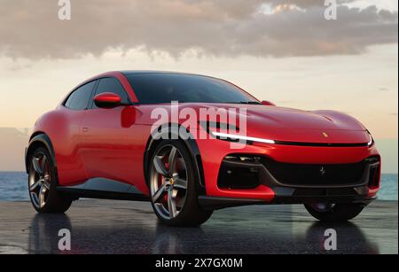 Ferrari Purosangue :Ferrari's first ever SUV Stock Photo - Alamy
