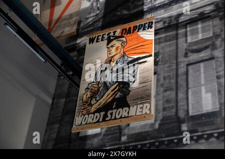 Propaganda Poster Inside At The Resistance Museum At Amsterdam The ...