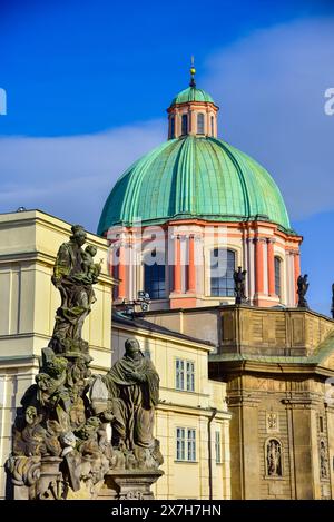 Cityscape of Prague with medieval towers and colorful buildings, Czech ...