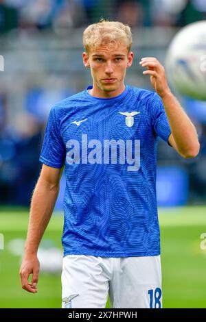Gustav Isaksen of S.S. Lazio seen in action during the 26th day of the ...