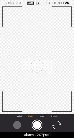 Vertical video camera overlay Stock Vector Image & Art - Alamy